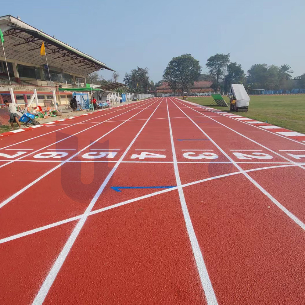 Full PU Running Track in Myanmar - GZUNISPORT